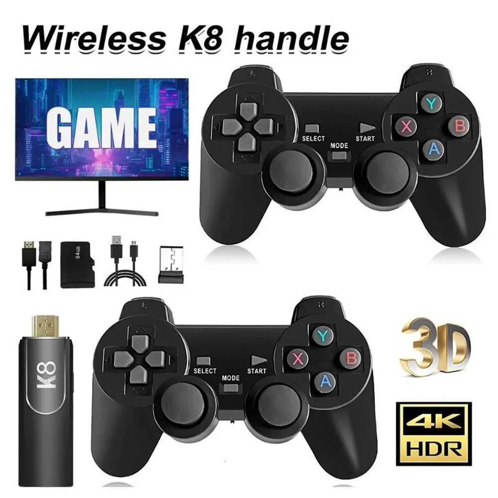 Retro Game Console Wireless Controller Handheld TV Game Stick with 50 ...