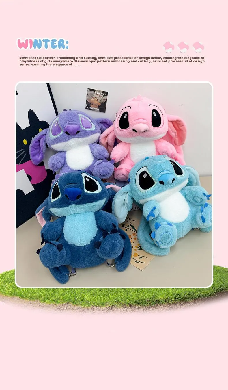Plush animal children's backpack with cartoon design, 20-30 cm, cloth ...