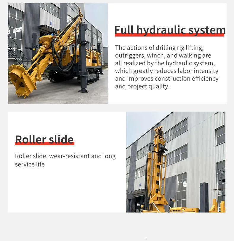 Water Well Drilling Rig Machine Gasoline Powered RC Drilling Rig for ...