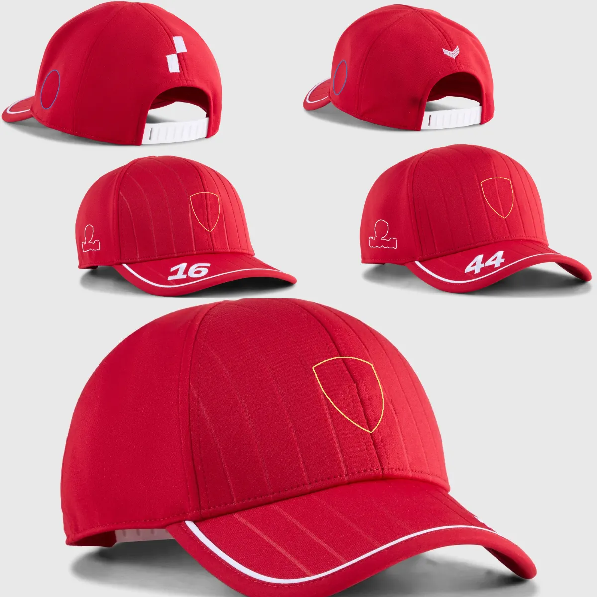 Motorsport Inspired Baseball Cap Lightweight Twill Racing Hat, Adjustable Curved Brim Sun Visor ...