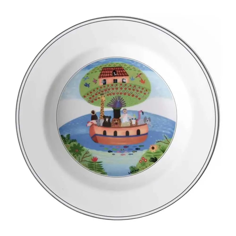 Porcelain Soup Bowl 1.2L Disposable Rounded Shape White Deep Dish Rim ...