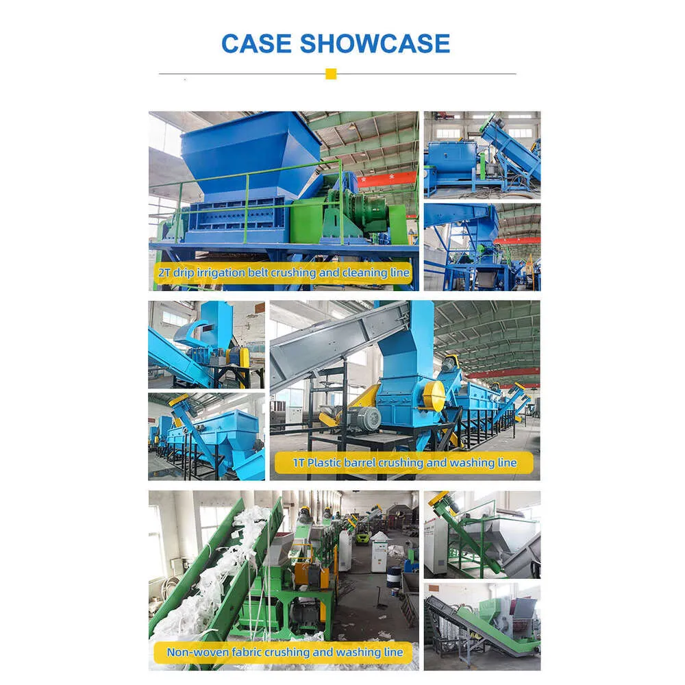 Plastic Film Washing Recycling Line for PP PE Materials with 300-3000 ...