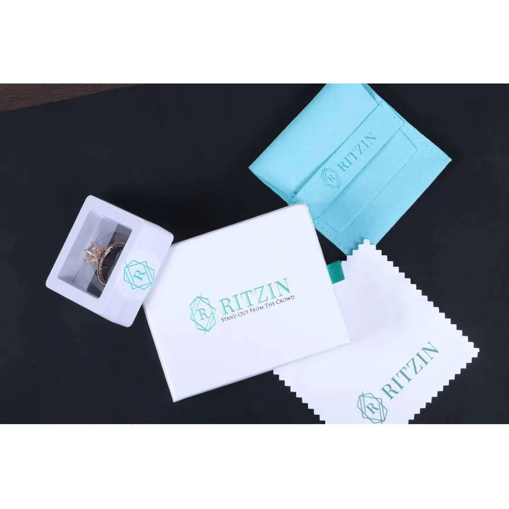 VVS Moissanite 925 Sterling Silver Four-leaf Clover Cuban Chain ...