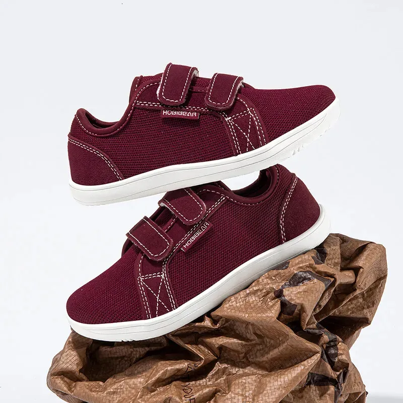 HOBIBEAR Boys Barefoot Mesh Lightweight Breathable Hook Loop Wide Toe ...