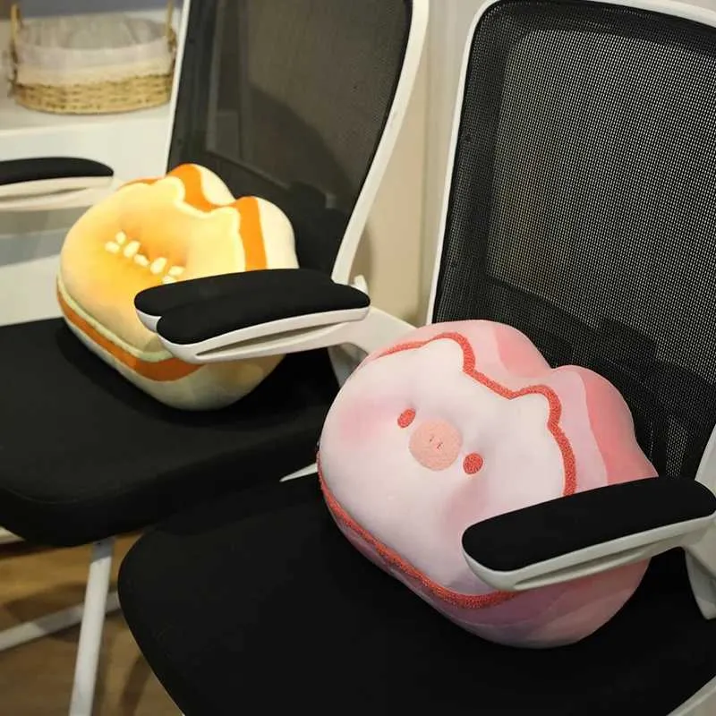 40cm Food Shaped Plush Pillow Cute Cheese Cake Plushies Huggable Sleep ...