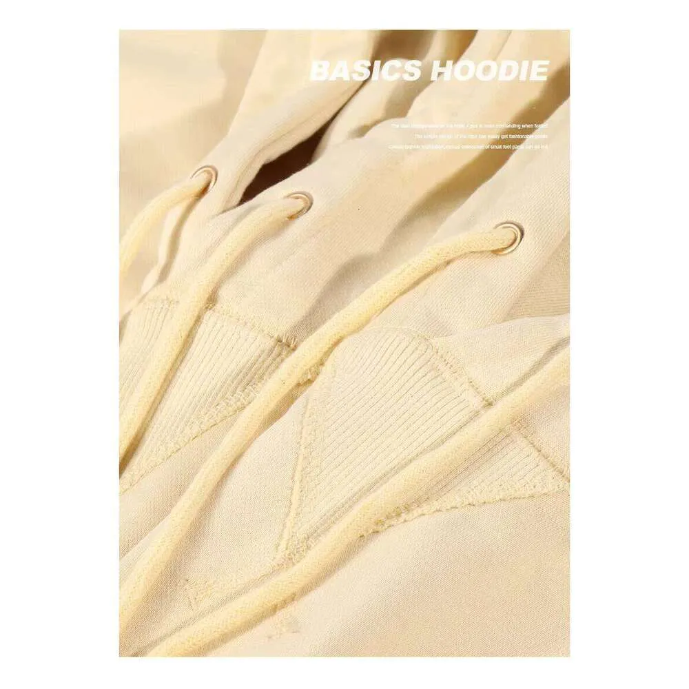 Customized 300g Heavy Inverted Triangle Hooded Solid Color Thickened ...