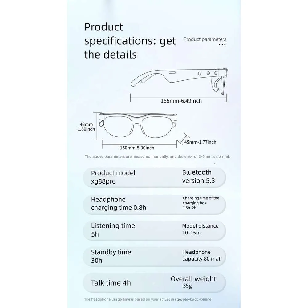 XG88PRO Bluetooth Bone Conduction Headset With Smart... From Butylux ...