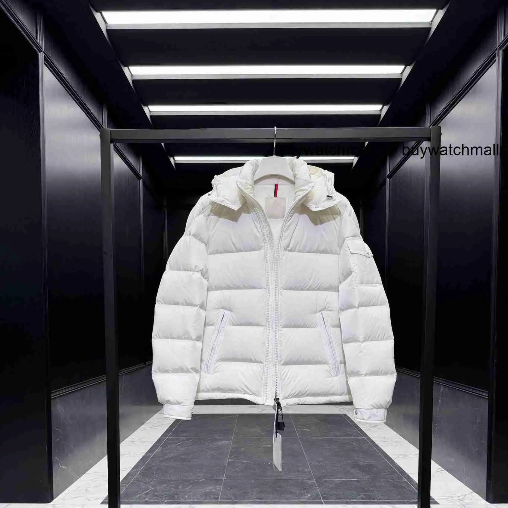 Short Down Jacket with 50% White Duck Down Filling, Acrylic Lining ...
