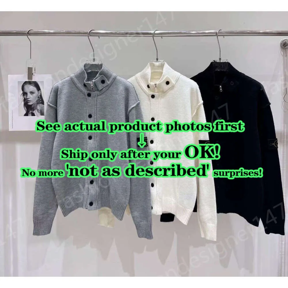 Wool Blend Cardigan Coat Women with Turtle Neck Collar Zipper Closure ...