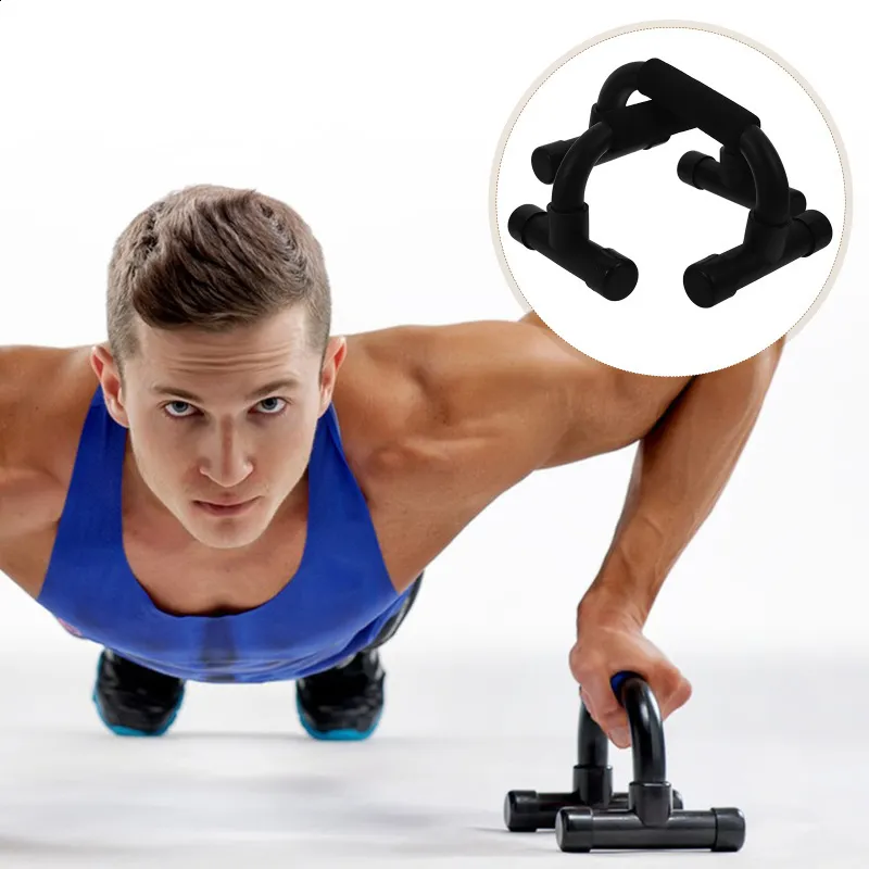 Push-up bar support handle pair for exercise and fitness with anti-slip ...