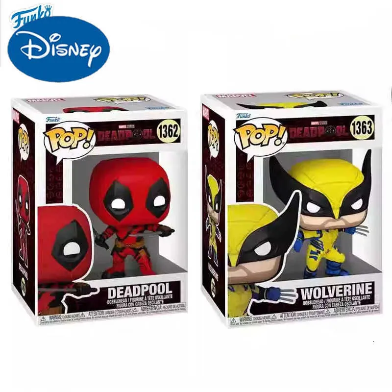 Disney Funko POP Original Deadpool Anime Figure Wolverine Action Figure ...