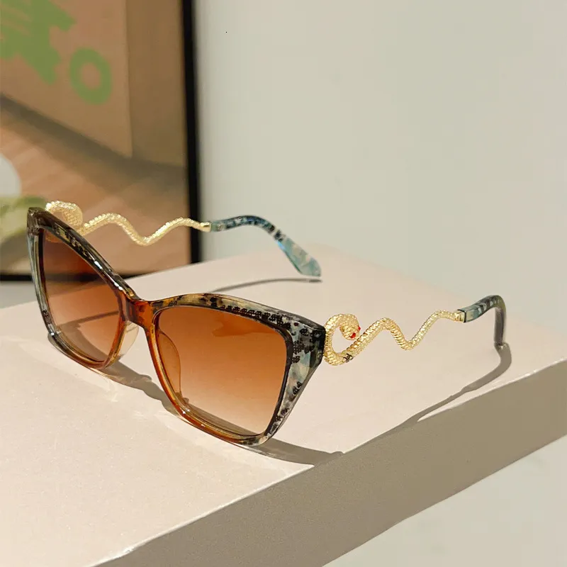 Luxury Brand Designer Snake Mirror Sunglasses ... From ...