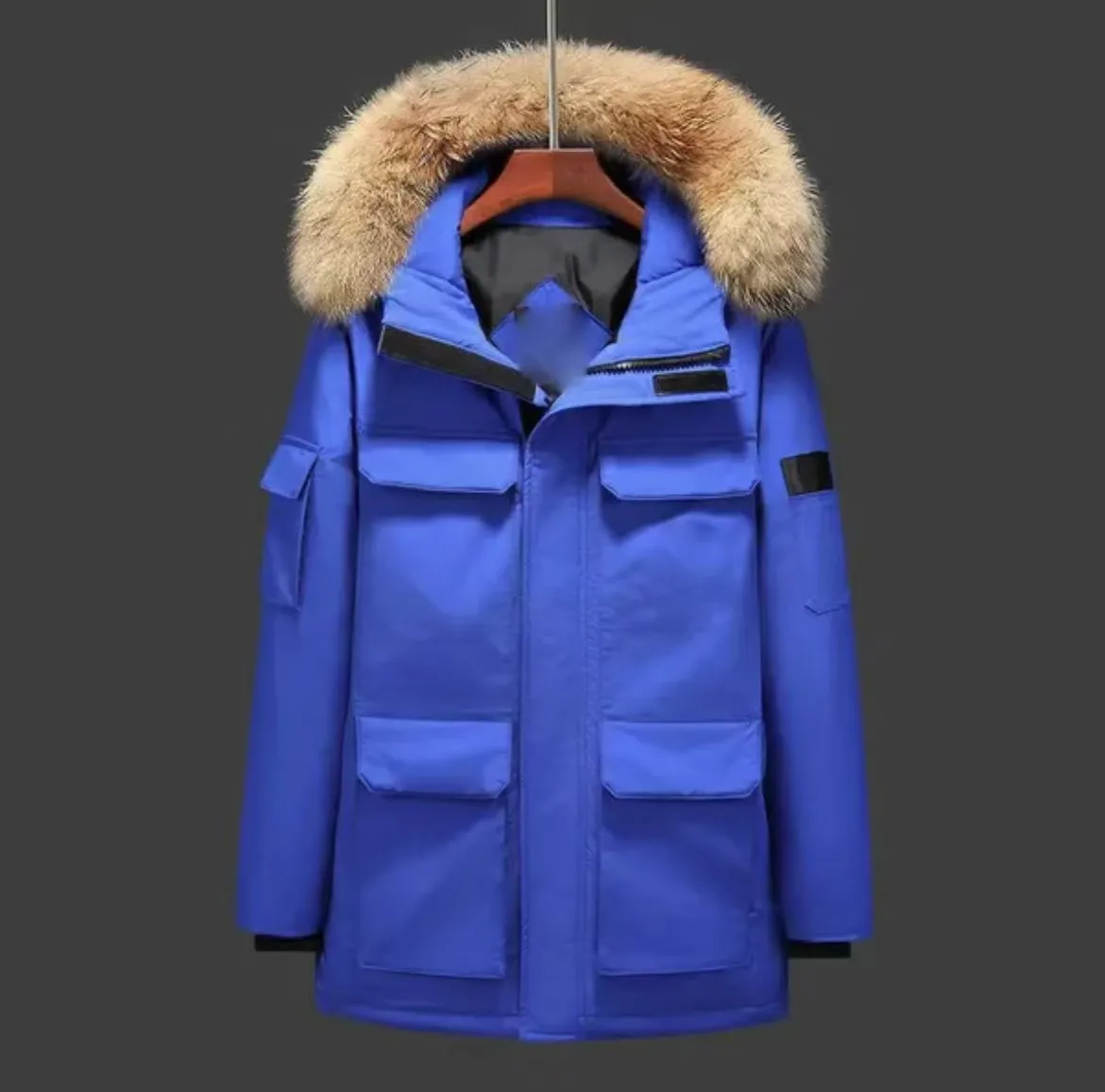 Zorvian Men's Hooded Winter Helionic Hooded Down Jacket Thick, Warm ...