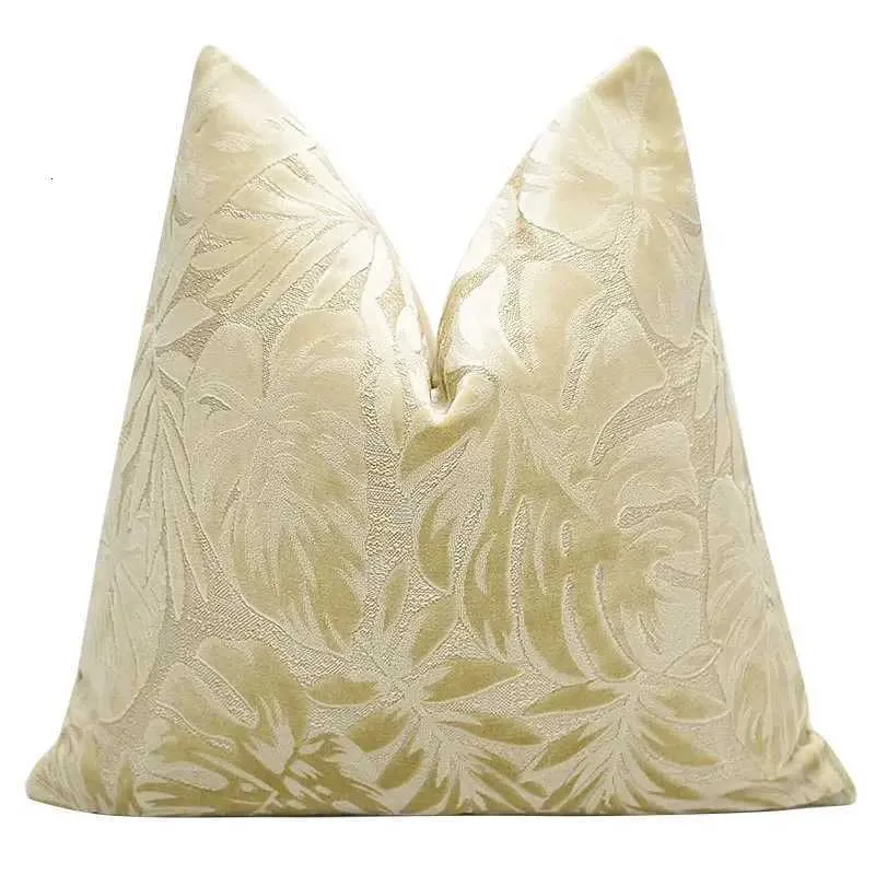 Velvet Cushion Cover 3D Geometric Pile Jacquard Pillow Case for Sofa ...