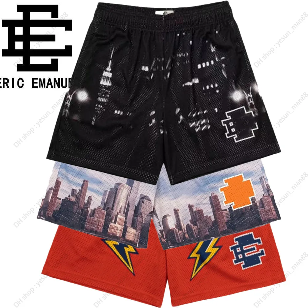 Eric Emanel Mens Mesh Swim Shorts Quick Dry Basketball Gym Joggers For ...