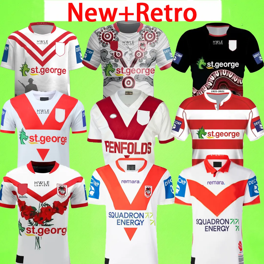 ST. GEORGE Illawarra Dragons Rugby Jerseys Retro... From Lemon_jerseys ...