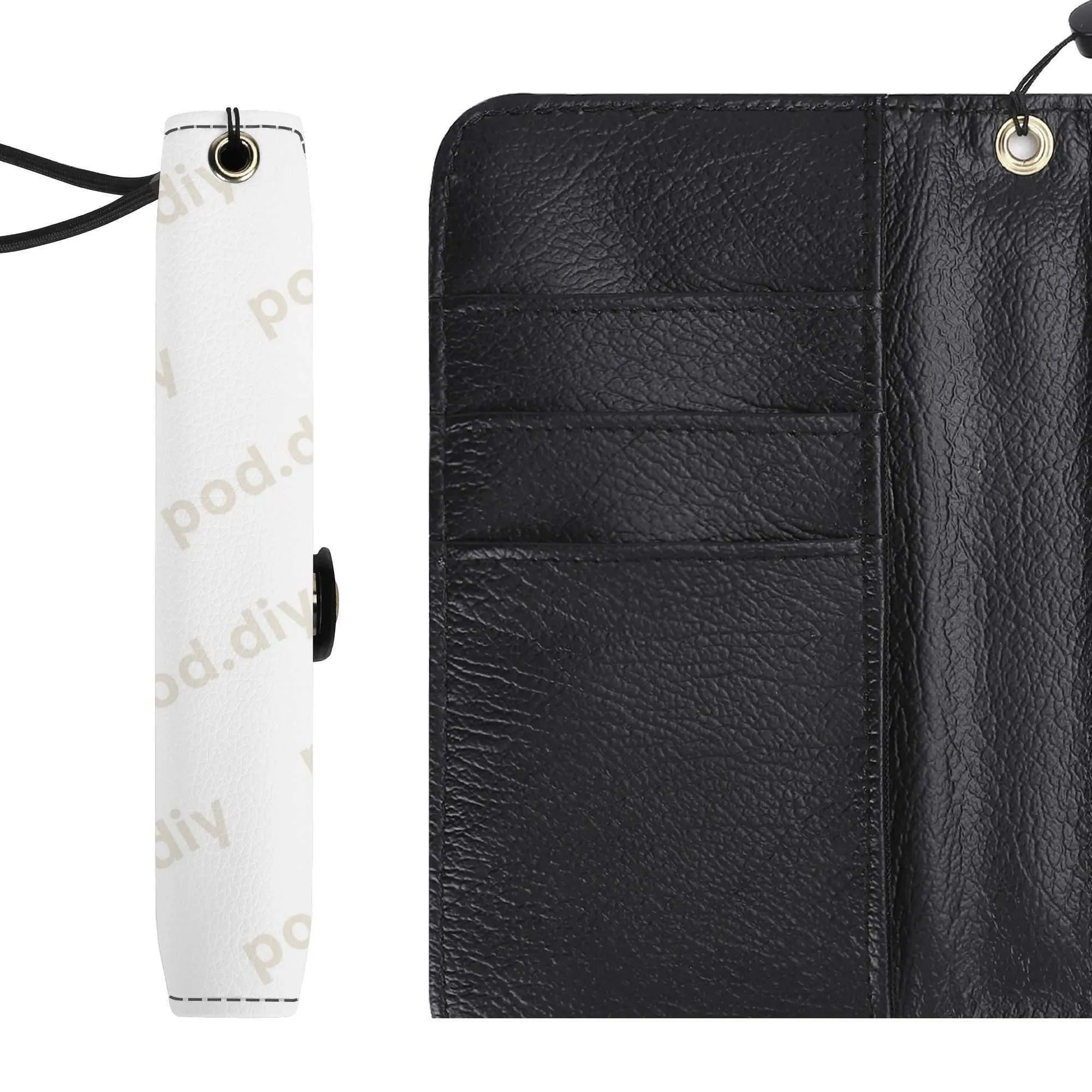 PU Leather Women Flip Phone Bag Wallet with Hasp Closure and Multiple ...