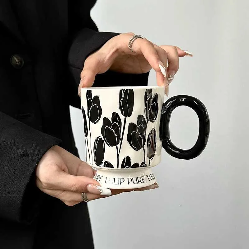 Funny Mug Chinese Antique Ceramic Bone China Water Cup Afternoon Tea ...