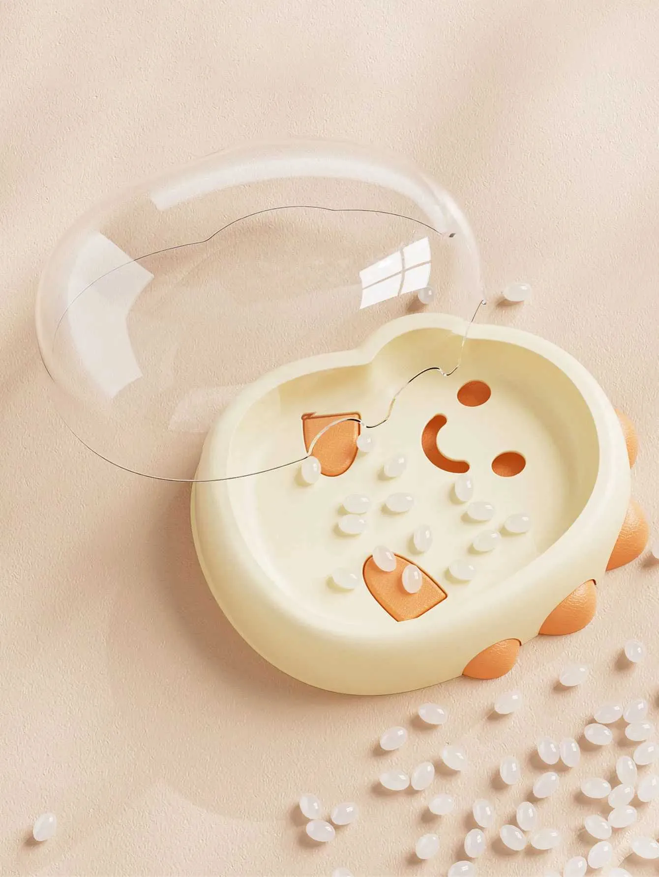 Plastic Double-Layer Soap Box with Lid and Drainage for Bathroom ...