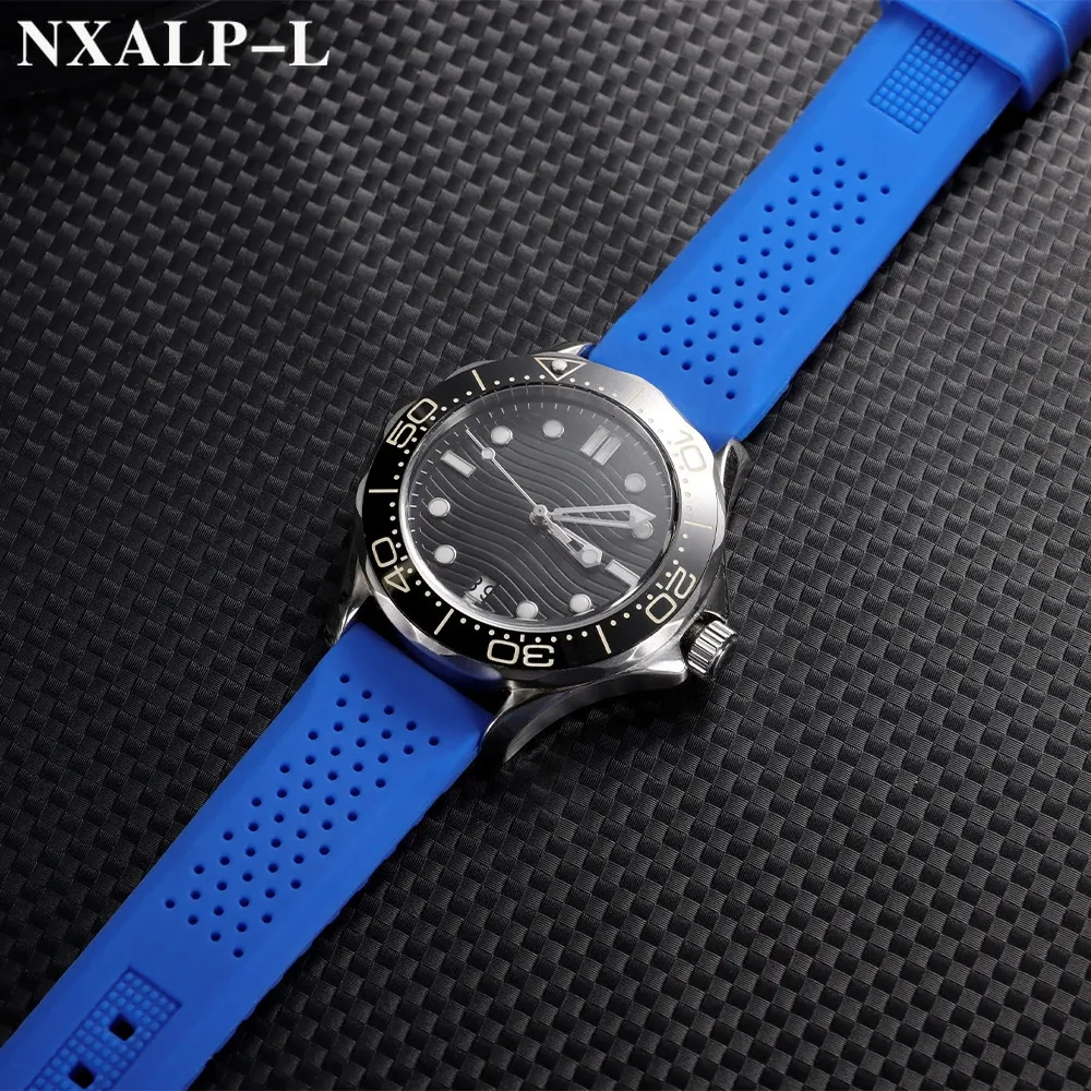 Breathable Silicone Quick Release Watch Band Strap 20mm 22mm for Men ...