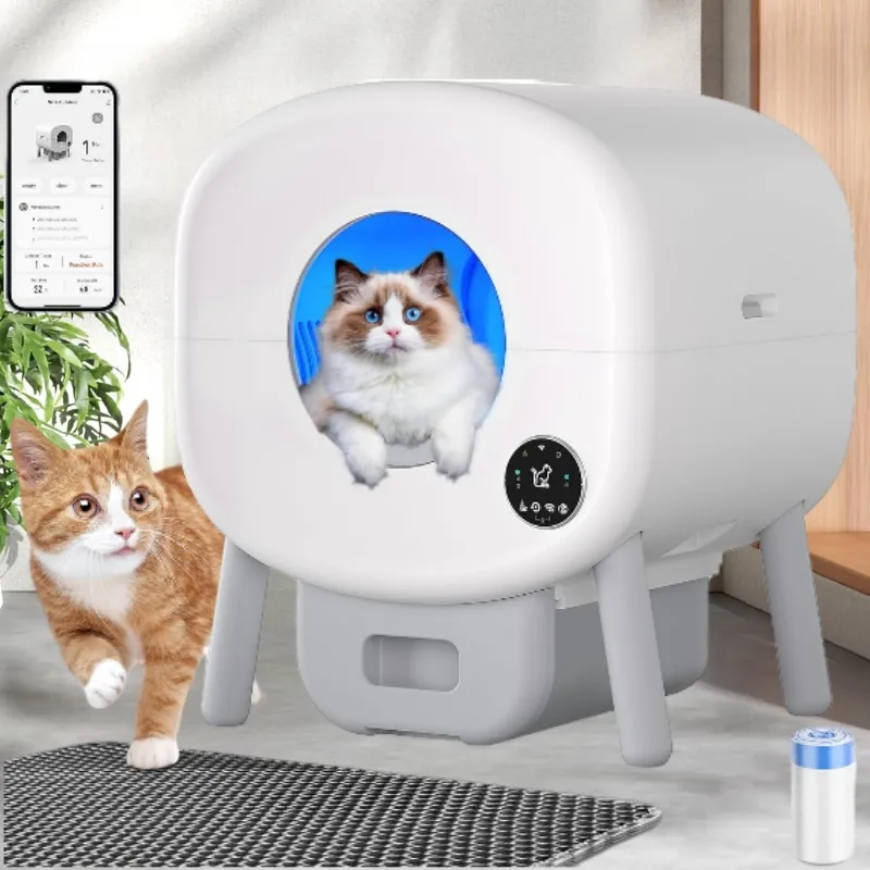 Extra Large Self Cleaning Litter Box Automatic APP Controlled With ...