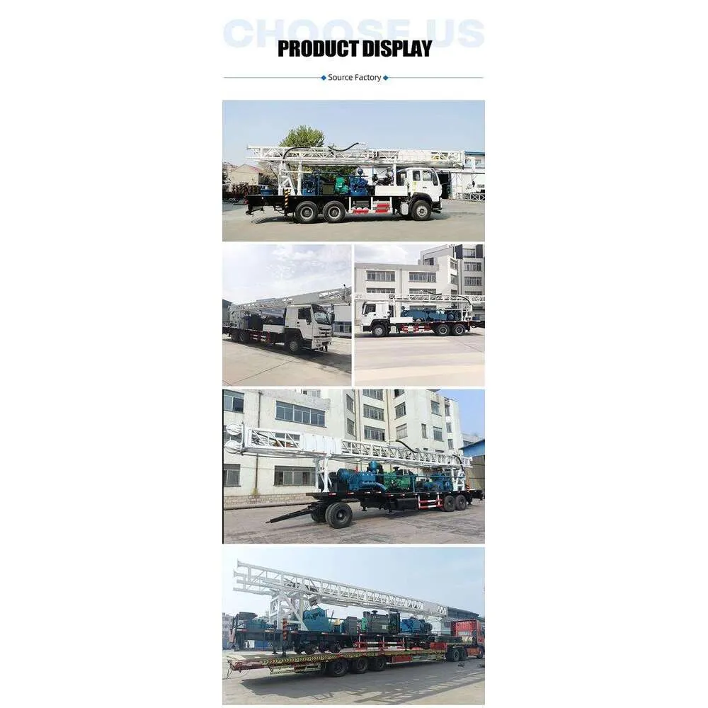 Heavy Duty Truck-Mounted Grinding Disc Drilling Rig for Water Wells and ...
