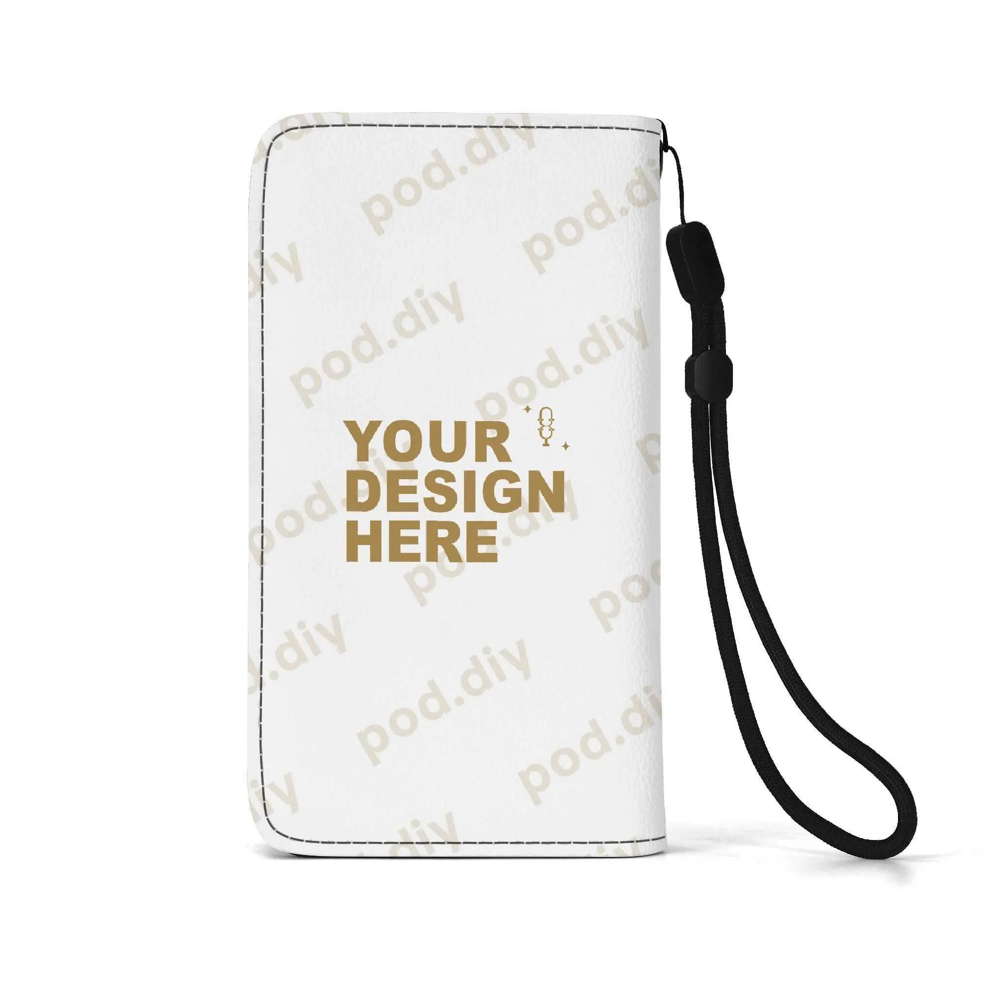 PU Leather Women Flip Phone Bag Wallet with Hasp Closure and Multiple ...