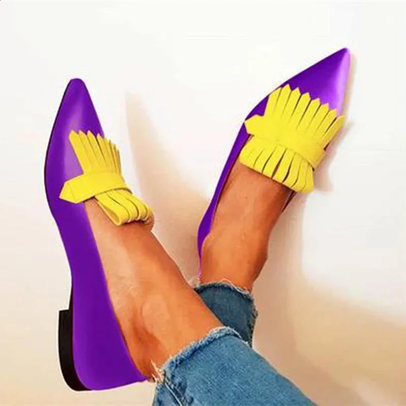 Casual Women's Loafers: Low Boots, Pointed Toe, Flat Bottom ...