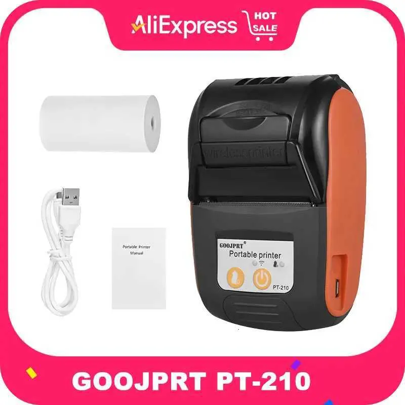 NewGOOJPRT PT-210 Portable 58mm Thermal Receipt Printer Bluetooth for ...