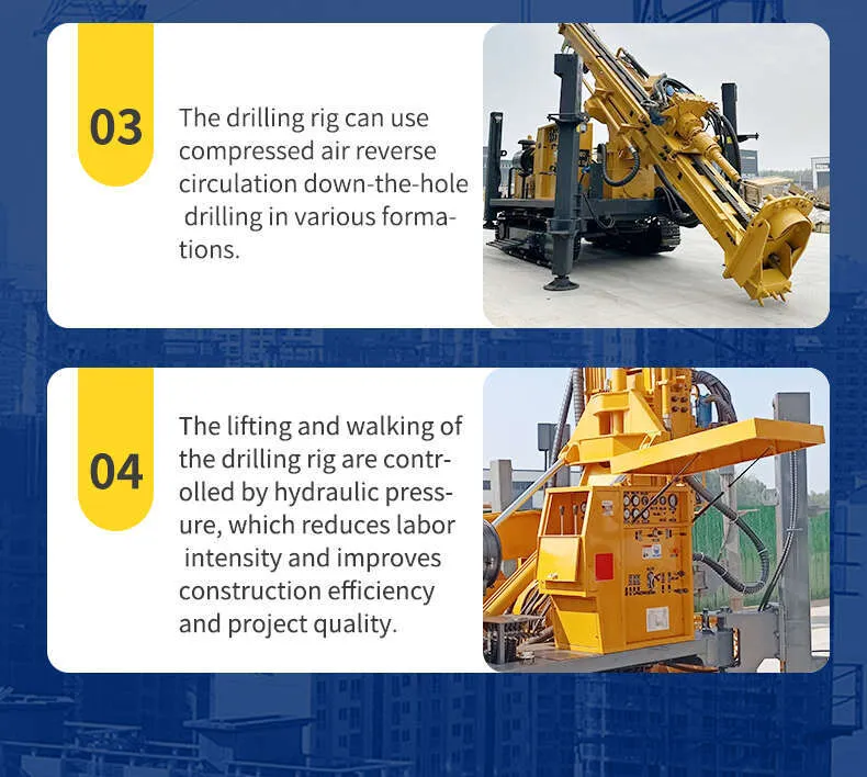 RC Drilling Rig Gasoline-Powered Rotary Exploration Rig for Water Wells ...