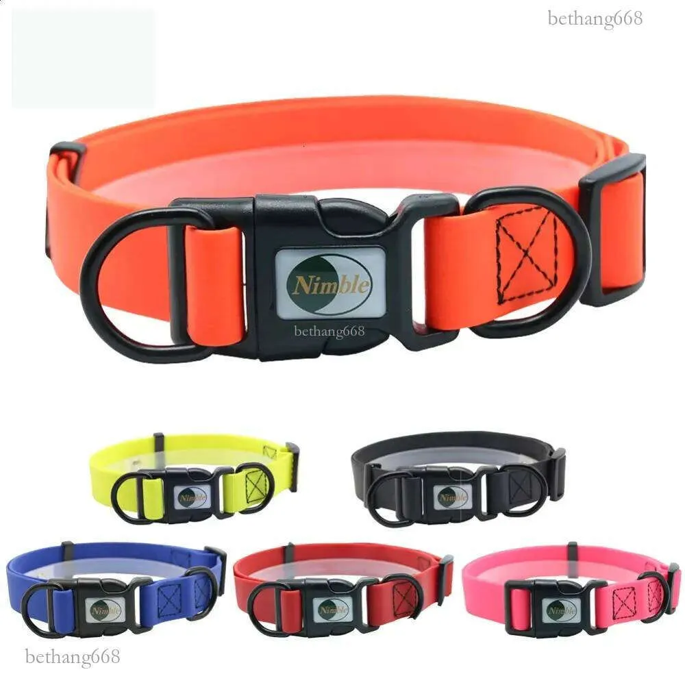Pet dog collar fleece snap closure waterproof PVC for small dogs 14 to ...