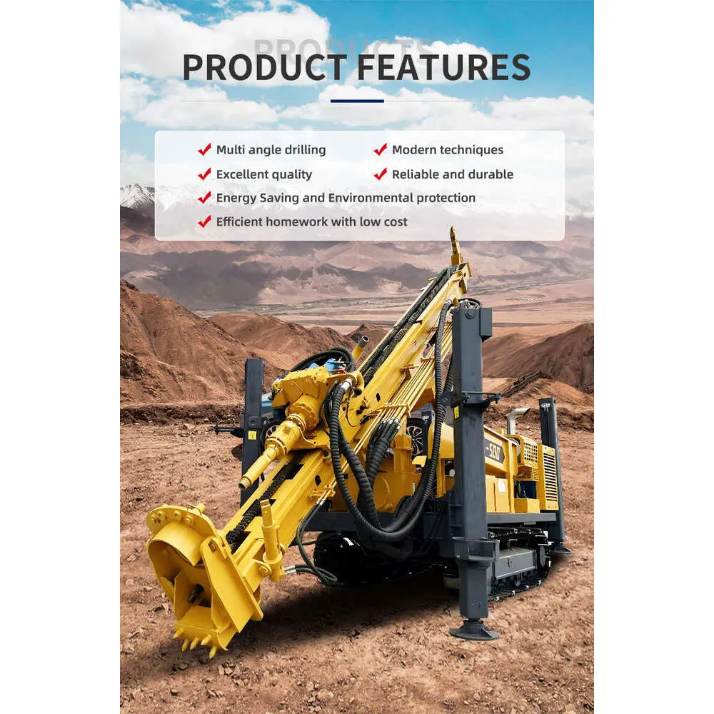 Full Hydraulic Reverse Circulation Core Drilling Rig Gasoline-Powered ...