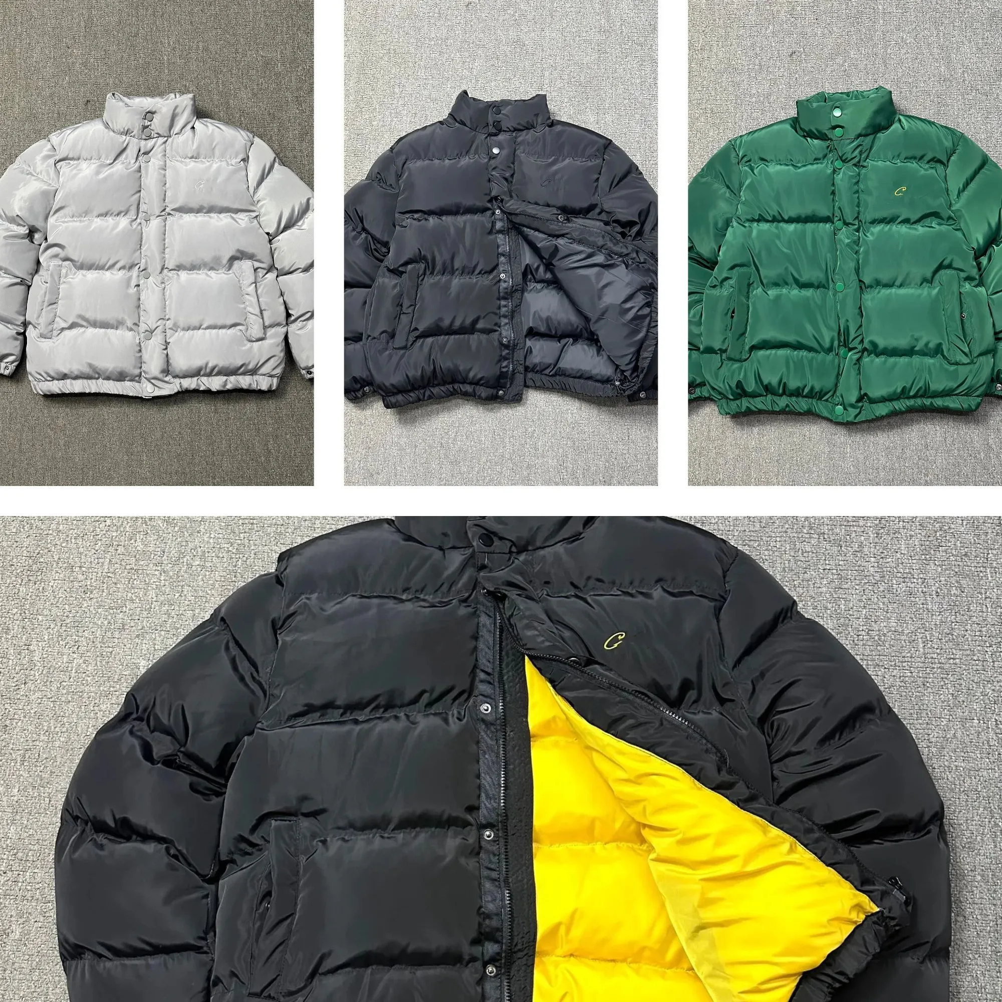 Designer Down Jacket Mens & Womens Thick Warm Feather Puffer Coat ...