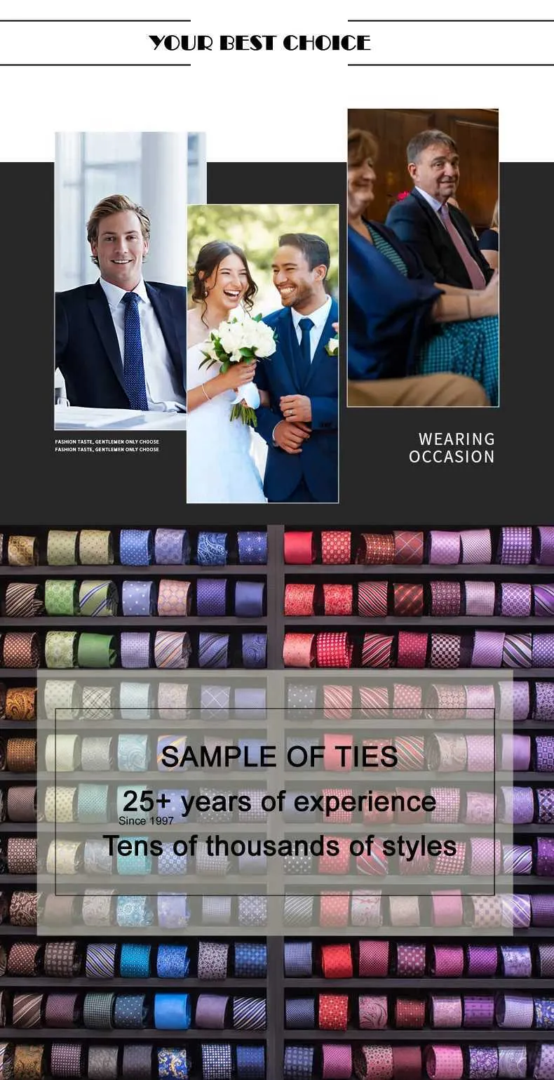 Classic Black and Red Striped 3.15 in Polyester Tie for Men Suit ...