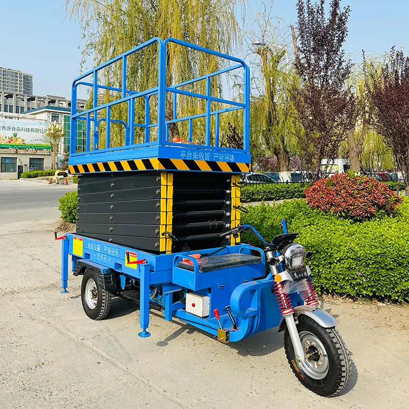 Precision Engineered Red Scissor Lift Platform With Synchronized ...