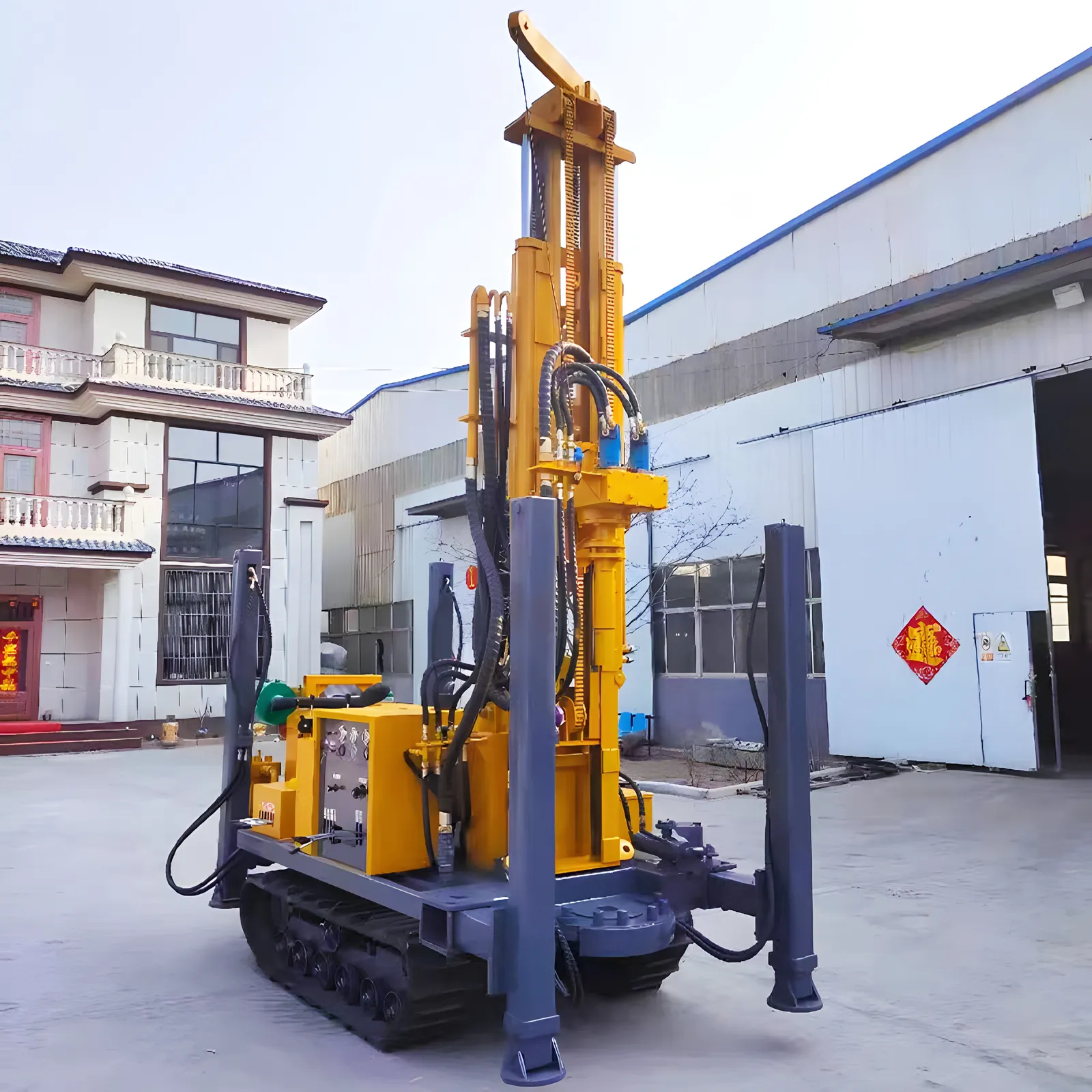 Vehicle Mounted Water Well Drilling Equipment Diesel Borehole Drilling ...