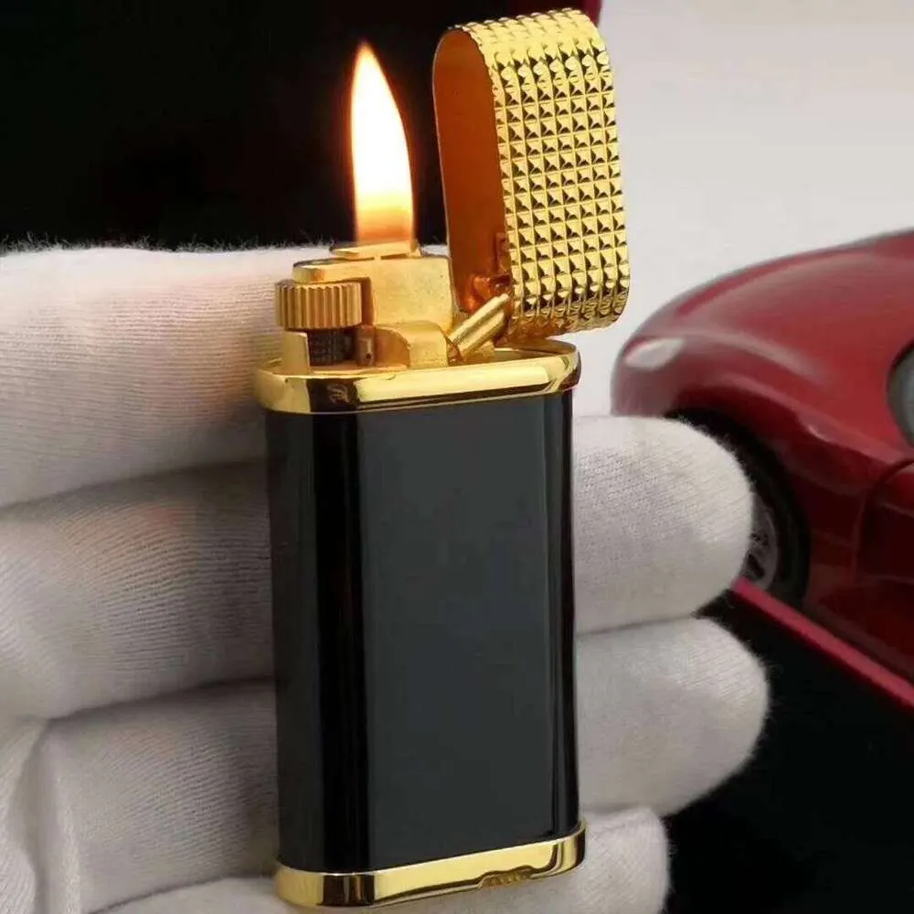KD Langsheng Retro Refillable Lighter Black Gold... From ...
