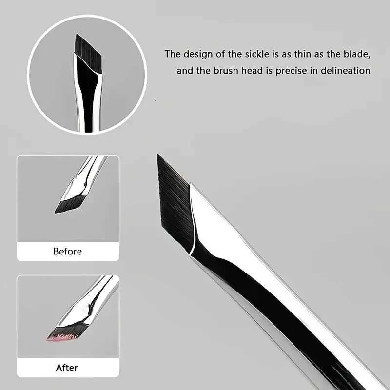 7 Combination Precision Detail Makeup Brushes Eyeliner and Eyebrow ...