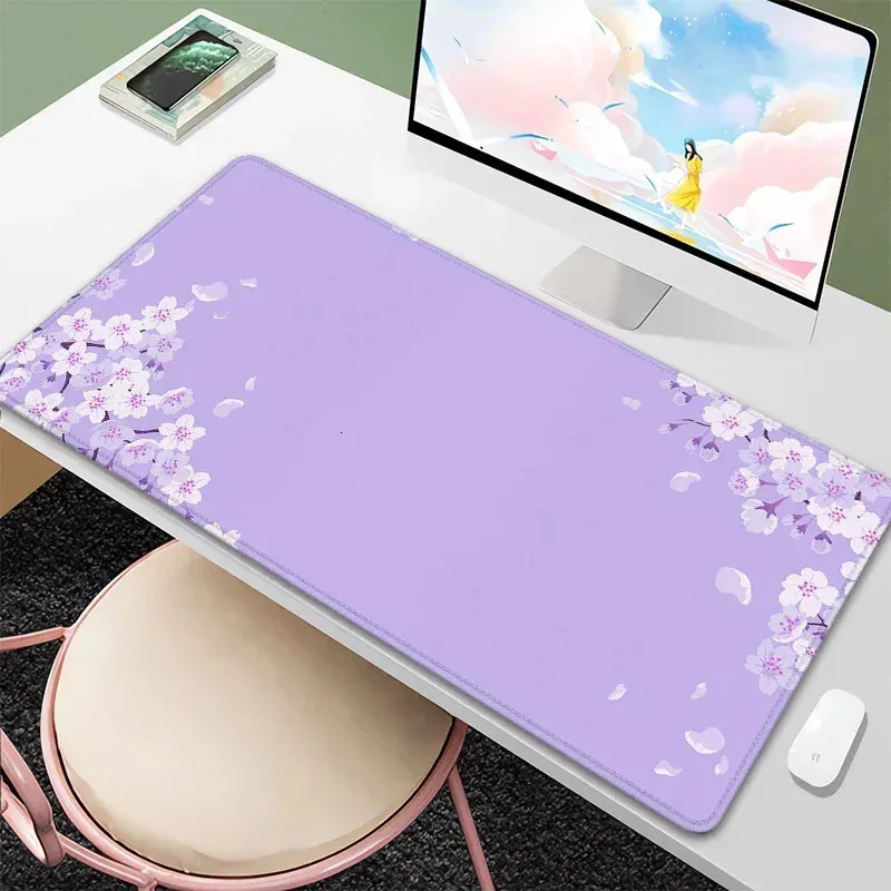 Japanese Purple Blossom Pastel Deskmat With Lilac,... From Jiao10, $8. ...