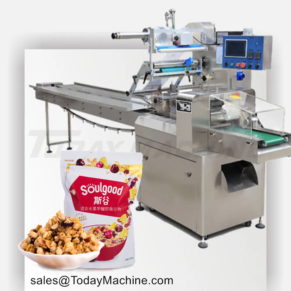 Automatic Flow Wrapping Machine Candy Flow Packing Machine From Tdmech ...