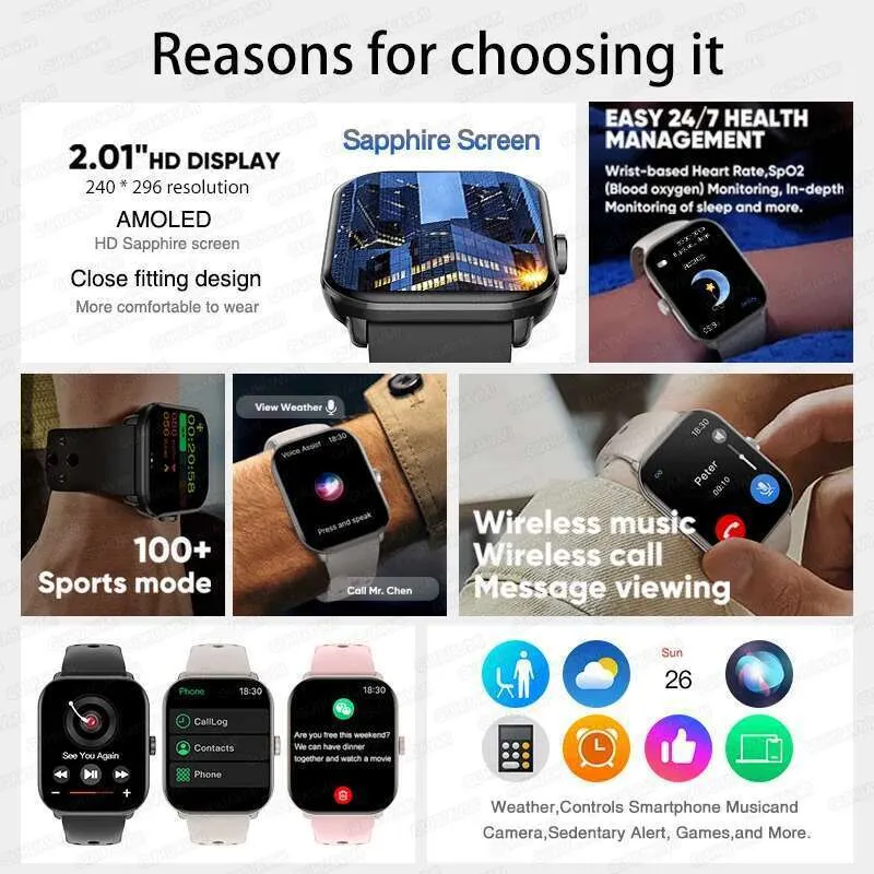 2025 New Redmi Watch 5 Smart Bracelet for Android with GPS Track ...