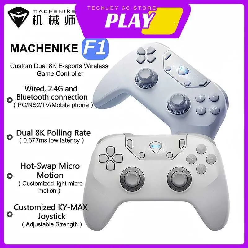 Machenike F1 Wireless Game Controller Dual 8K 3-Mode Custom Button ...
