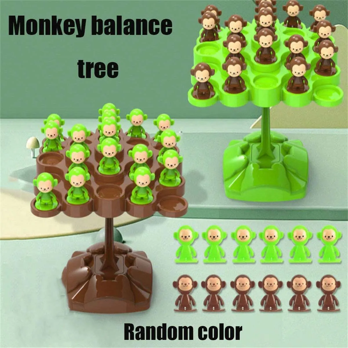 Interactive Parent Child Password Board Game: Monkey Balance Tree With ...