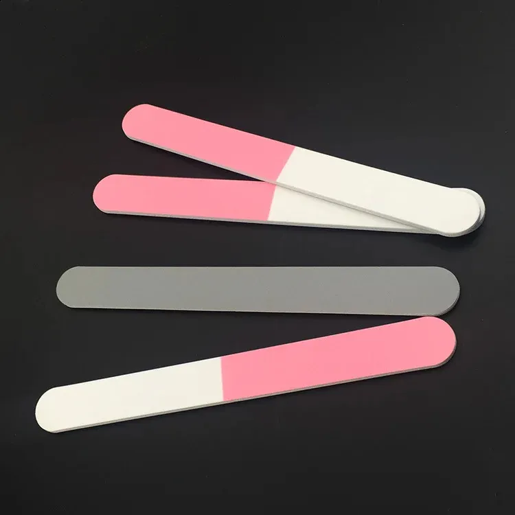 3 Channel Nail Files And Buffers Set Pink Polishing Tools For Manicures ...