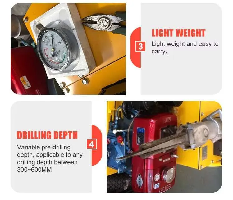 Hydraulic Splitting Machine for Block Splitting with 42mm Hole Diameter ...