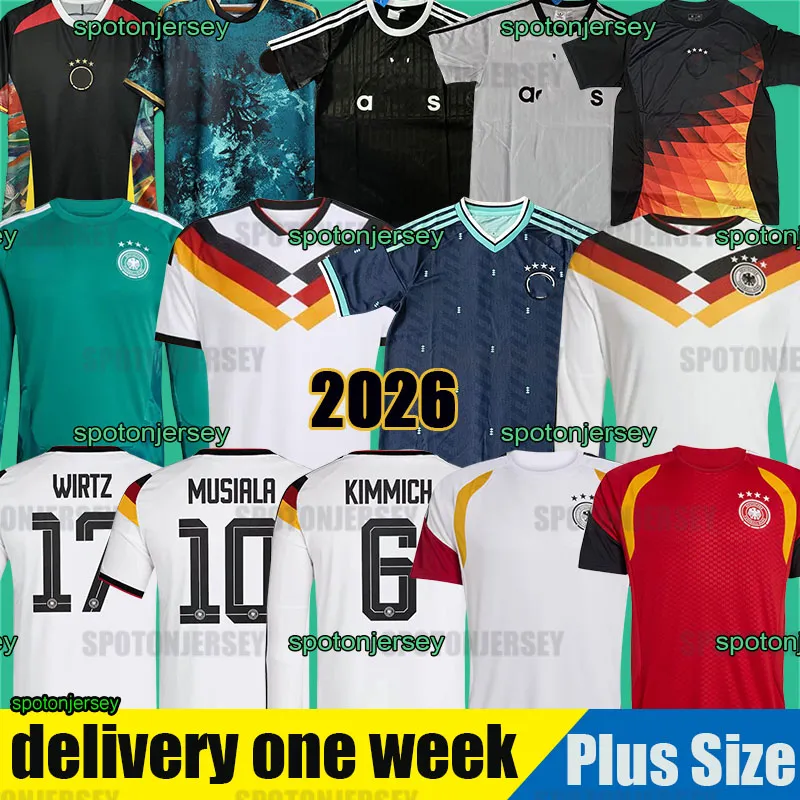 Deutschland Football Jersey: 125 Whiteout Germany 2025 Kit Alemania ...