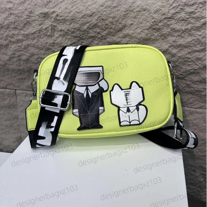 Karl Langerfelds Designer Shoulder Bag - Small Square Crossbody with ...