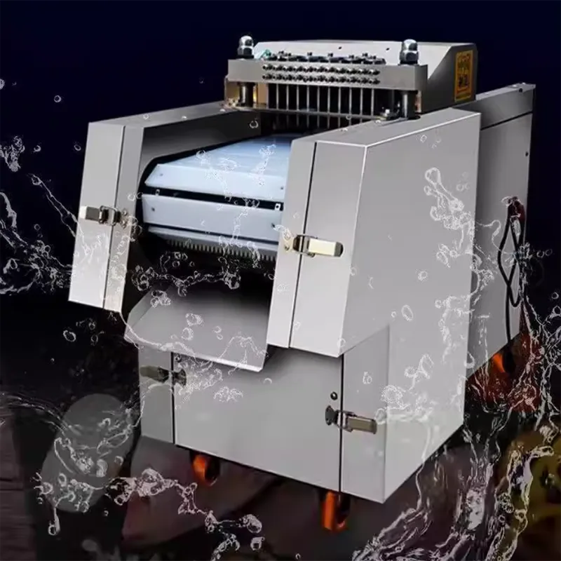 Automatic Frozen Meat Slicer Machine with 400-750 lb/h Capacity and ...