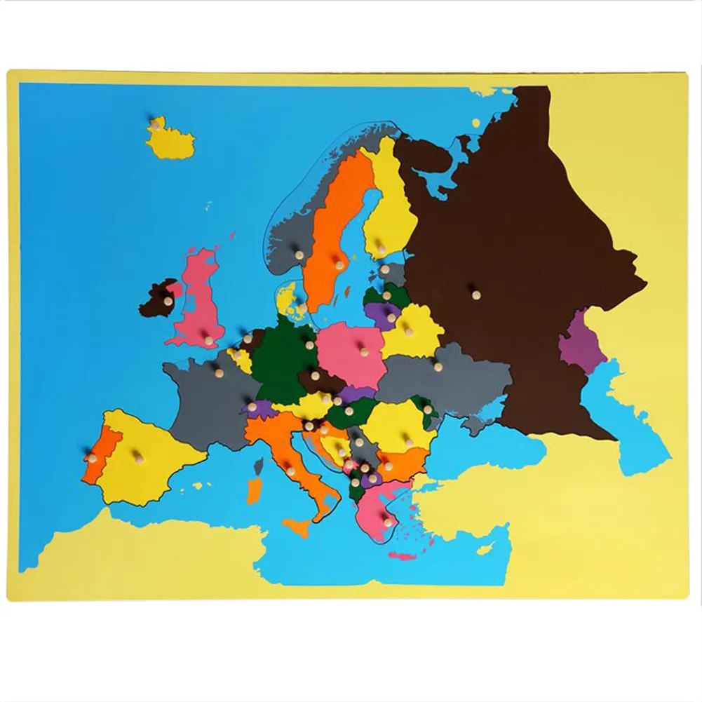Montessori European Map Panel Puzzle Geography... From Glmy01, $67.84 ...