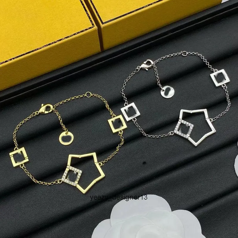 Designer charm bracelet gold fashion ol brass rhinestone star charm O ...
